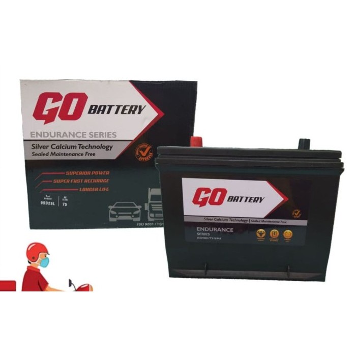 Jual AKI MOBIL GO BATTERY 95D26L 12V/75AH | Shopee Indonesia