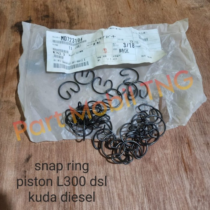 Jual Snap Ring Spi Ring Pen Piston Seher Mitsubishi L300 Kuda Diesel MD723104 PER PCS | Shopee ...