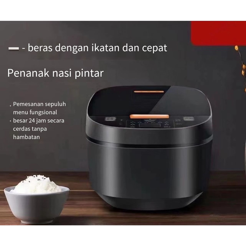 Jual Rice Cooker Hitam 2L Smart Multifungsi Rice Cooker Penanak Nasi Digital Lapisan Masak Nasi ...