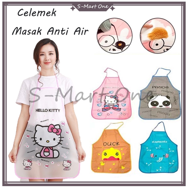 Jual Celemek Masak Anti Air / Celemek Karakter Kartun Lucu/Celemek ...