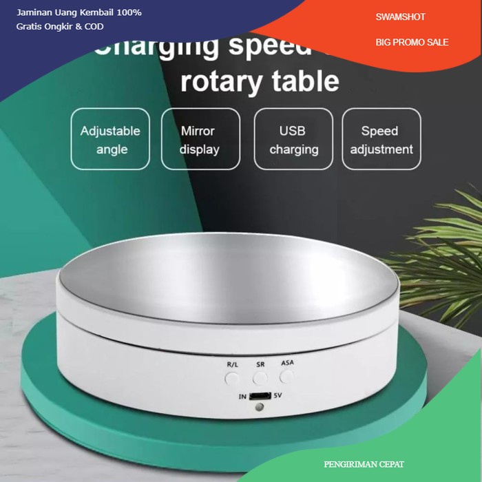 Jual Stand Display Meja Rotating Base alas Putar Fotografi Video 360 ...