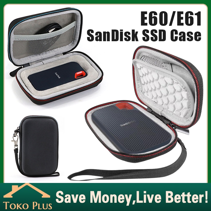 Jual Pouch Hard Case SSD Sandisk E30 E60 E61 HardCase Tas Pelindung ...