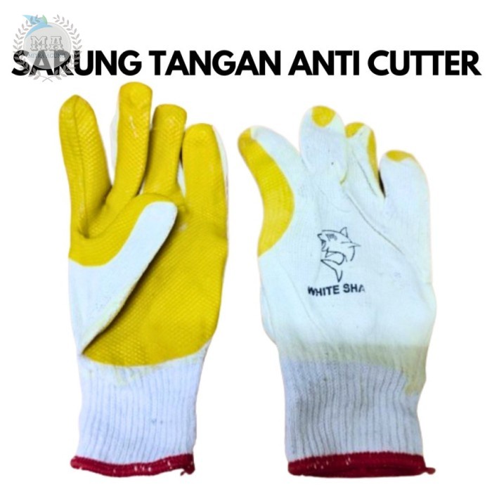 Jual SARUNG TANGAN KERJA SAFETY GLOVE ANTI CUTTER ANTI GORES BENDA ...