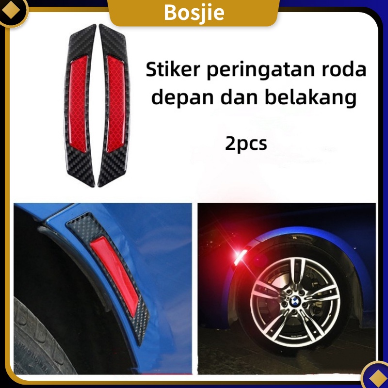 Jual 2pcs Sticker Reflector Mobil Stiker Fender Mobil Stiker Side ...