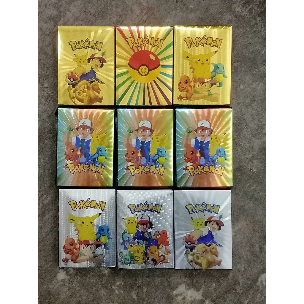 Jual 1 BOX KARTU POKEMON ISI 55 PCS KARTU / KARTU POKEMON GOLD / KARTU POKEMON SILVER RAINBOW ...