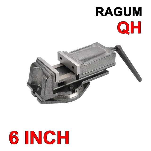 Jual Ragum 6 Inch QH 160 mm Catok 6 Penjepit Meja Mesin Tanggem Putar ...