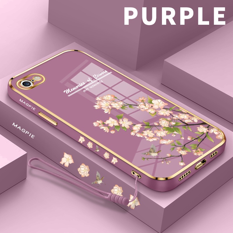 Jual Electroplated Casing for iPhone 6 6s 6 Plus 6s Plus 7 8 SE 2020 ...