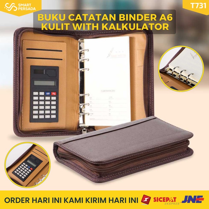 Jual Buku Catatan Agenda Kerja Notebook Binder Kulit Harian Planner ...