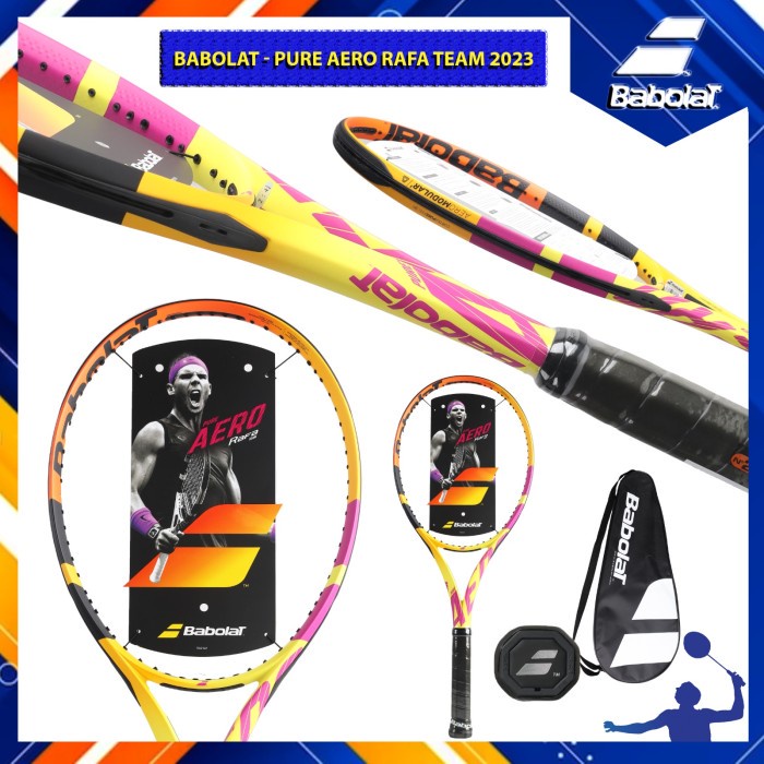 Jual Raket Tenis Babolat Pure Aero RAFA TEAM 2023 100 inch 285 gr Black Orange | Shopee Indonesia