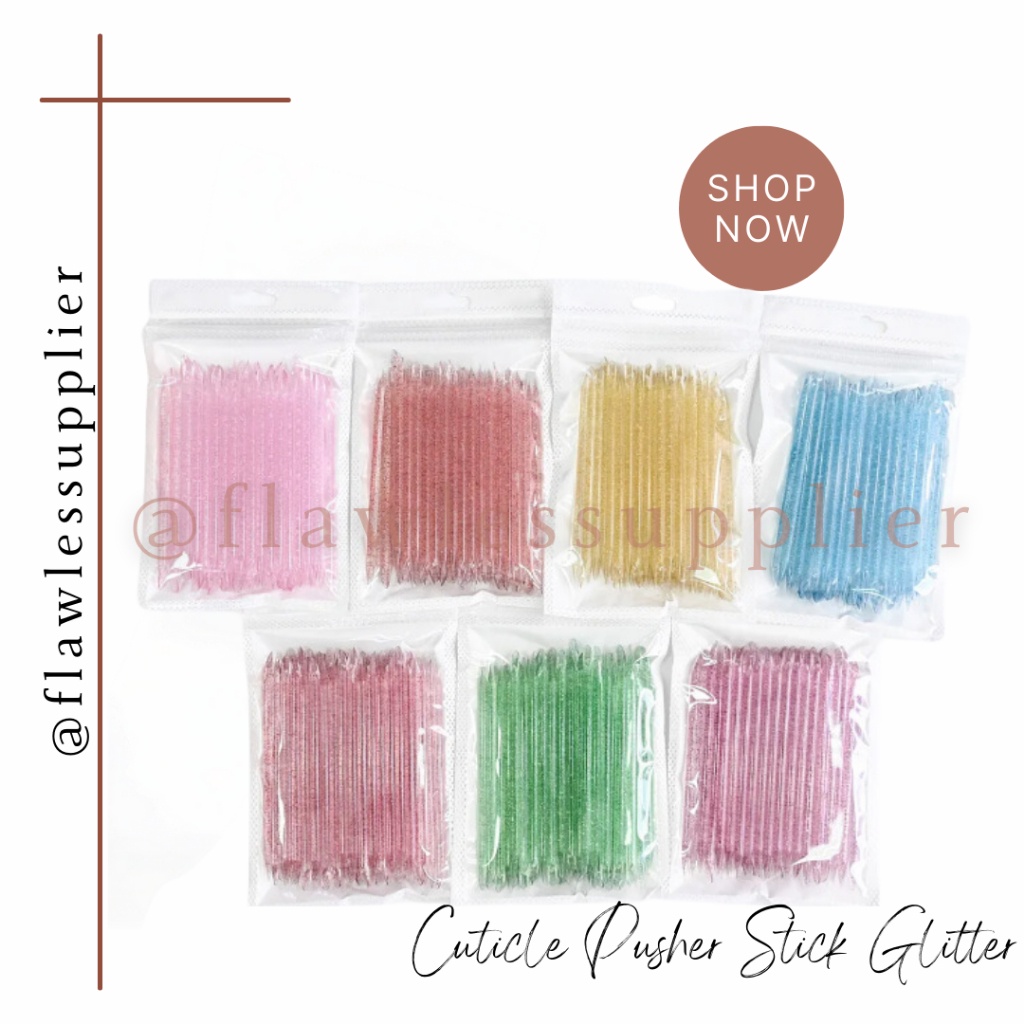 Jual [PACK] Reusable Crystal Stick Cuticle Pusher / Stick Pendorong ...