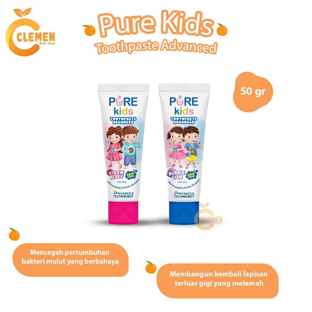 Jual Pure Kids Toothpaste Advanced (Pasta Gigi Anak) | Shopee Indonesia