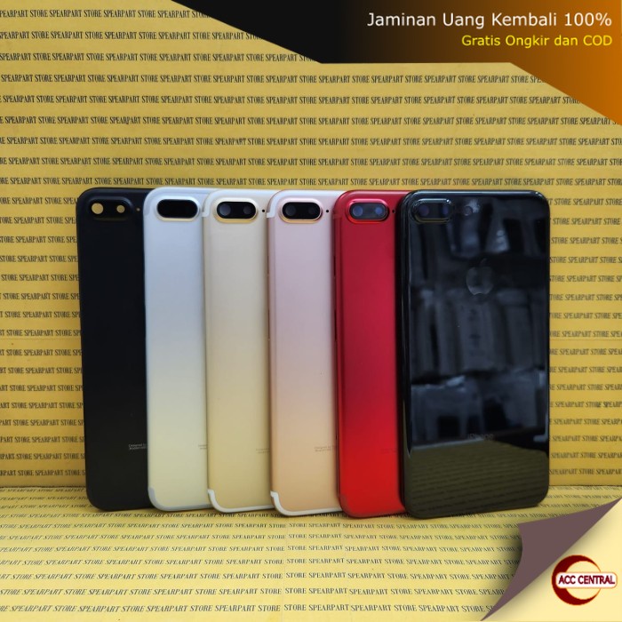 Jual Back Casing Housing Fullset IP 7+ / 7 plus - Kesing Backdoor ...