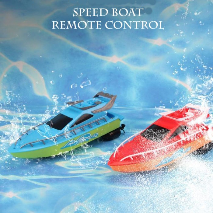 Jual [LOGU] Mainan remote control Speed Boat, RC Perahu Kapal Air Boat ...