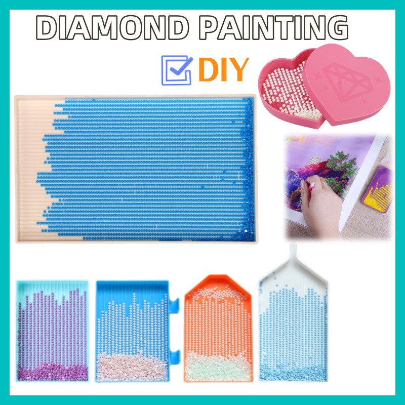 Jual DIY Diamond Painting Tools Set 5D Mosaic Painting / Tools Diamond ...