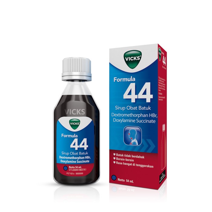 Jual Vicks Formula 44 Sirup 54 ML - Obat Meringankan Batuk Berdahak ...