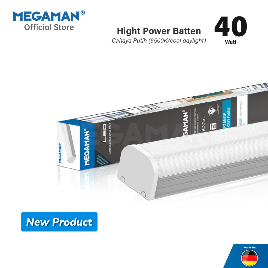 Jual Lampu Batten Megaman MXL2157 40W 6500K 170 - 240V | Shopee Indonesia