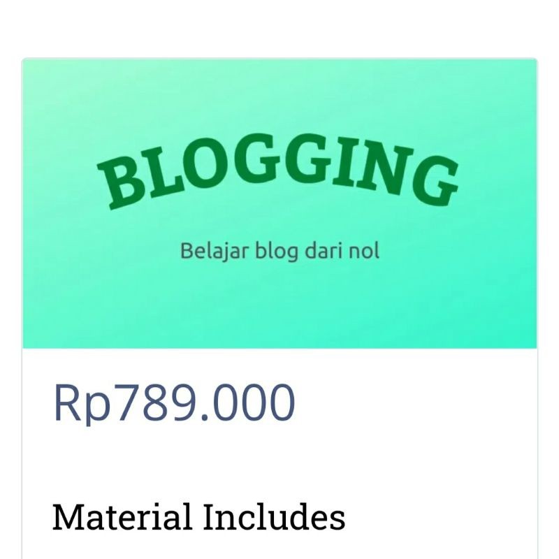 Jual ecourse blogging - belajar blog dari nol DIGITAL MARKETING ONLINE INTERNET PELUANG USAHA ...