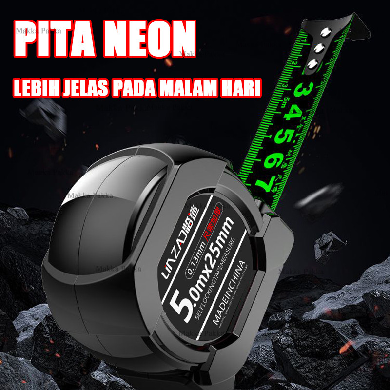 Jual Mapakka Pita Pengukur Meteran 3,5,7.5,10 Meter Paling Kuat Meteran ...