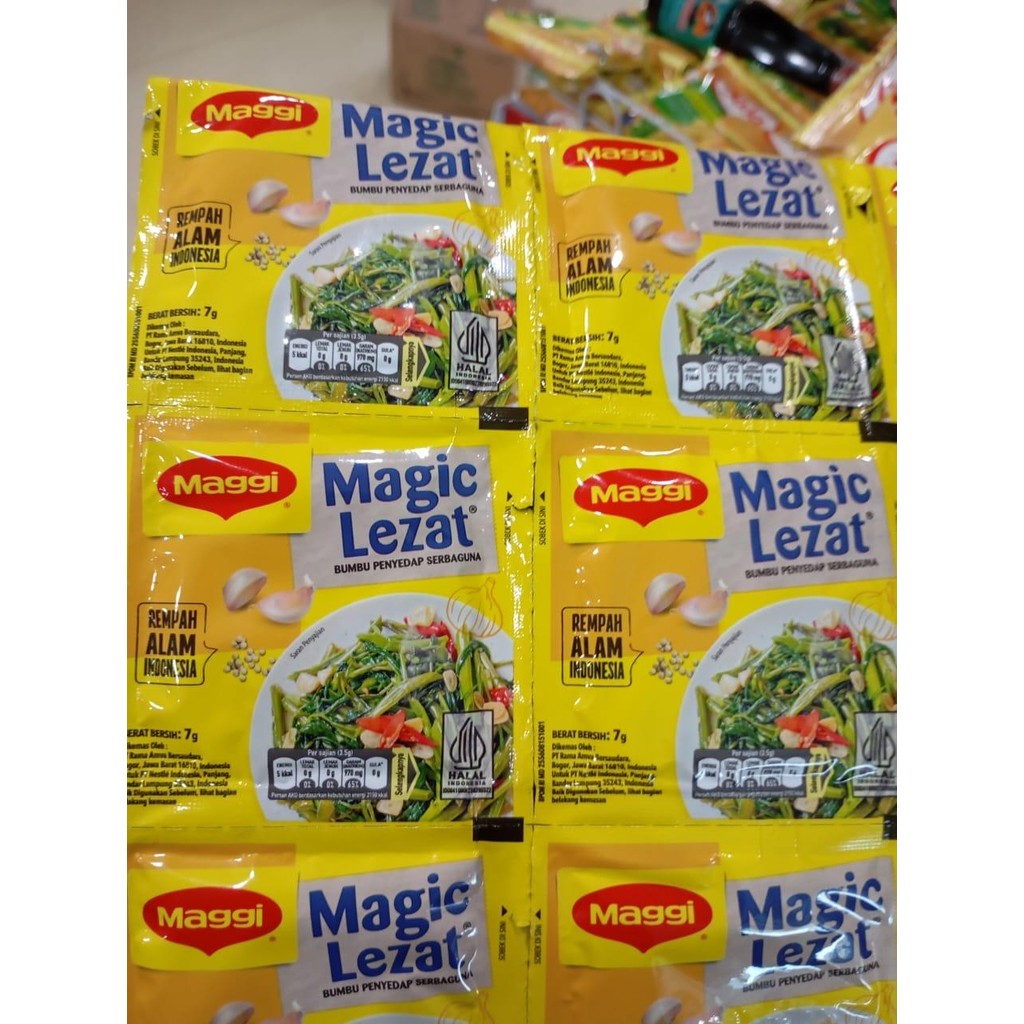 Jual MAGGI MAGIC LEZAT BUMBU PENYEDAP SERBAGUNA-1 PRS 3 RENTENG (1 RT ...