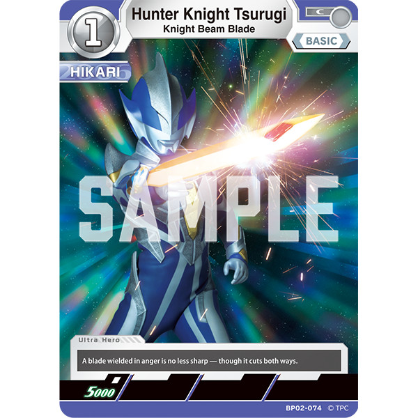 Jual Ultraman Card Game Hunter Knight Tsurugi, Knight Beam Blade BP02 ...