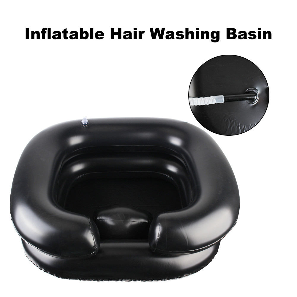 Jual Shampoo Sink for Bedridden/Injured Inflatable Shampoo Basin Hair ...