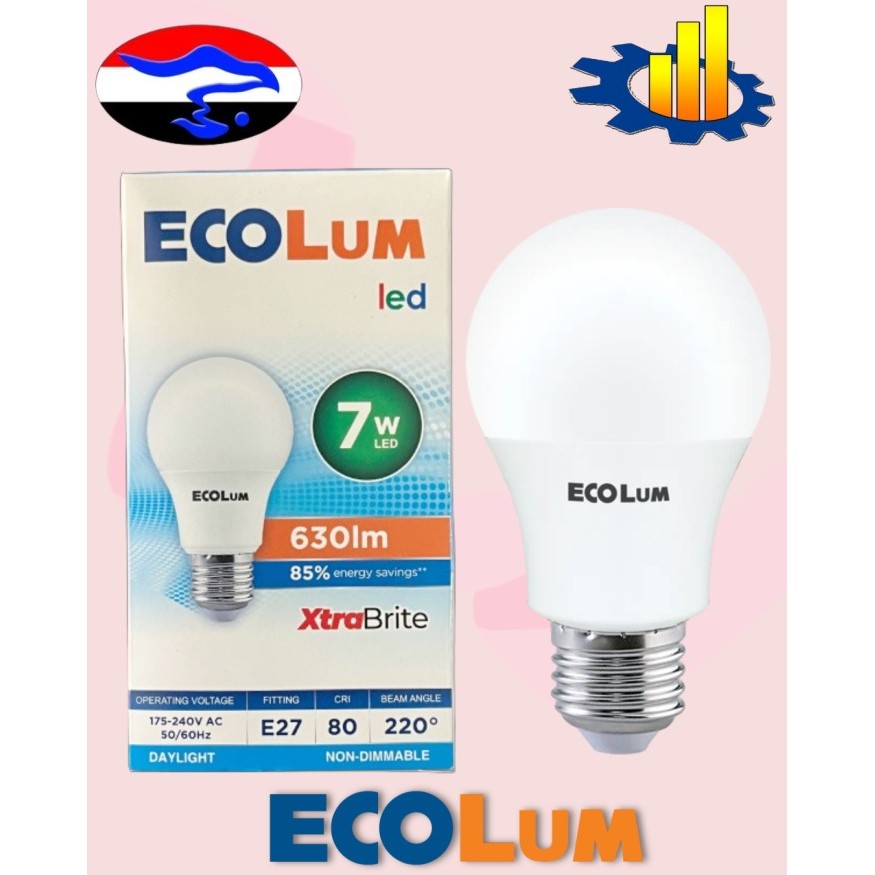 Jual Lampu LED ECOLum Bulb 7 Watt DAYLIGHT | Shopee Indonesia