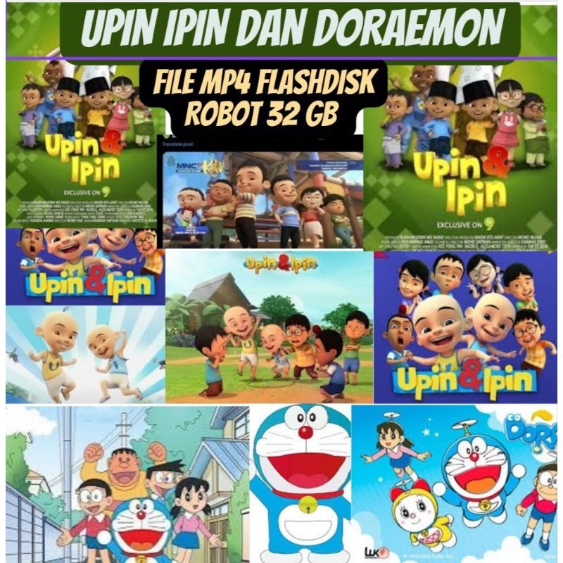 Jual FLASHDISK 32 GB ISIAN FILE MP4 UPIN IPIN DORA EMON UNTUK ANAK-ANAK | Shopee Indonesia
