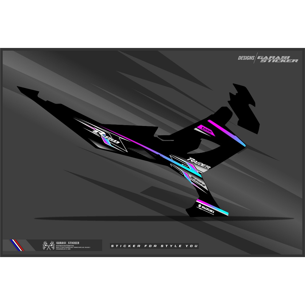 Jual Striping/Stiker Satria FU Facelift R150 Thai New Concept-2 ...