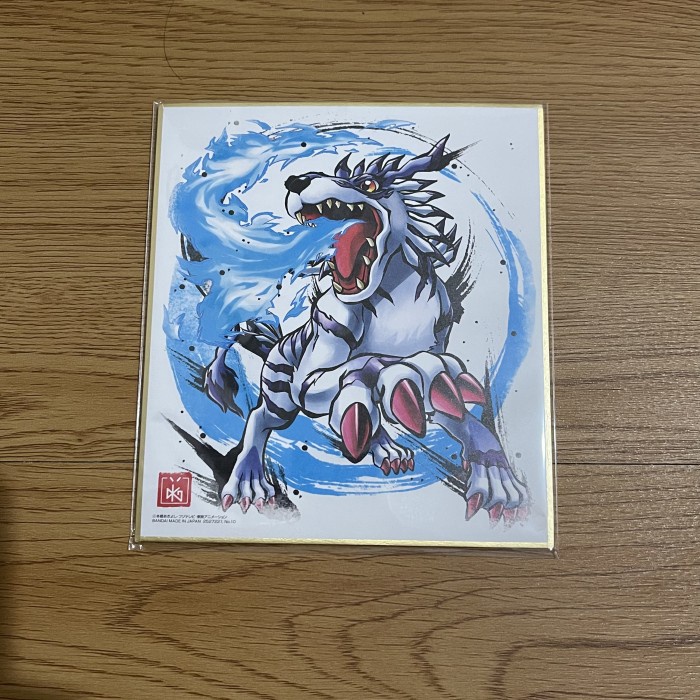 Jual Digimon Shikishi Artwork Board - Garurumon TK27 | Shopee Indonesia