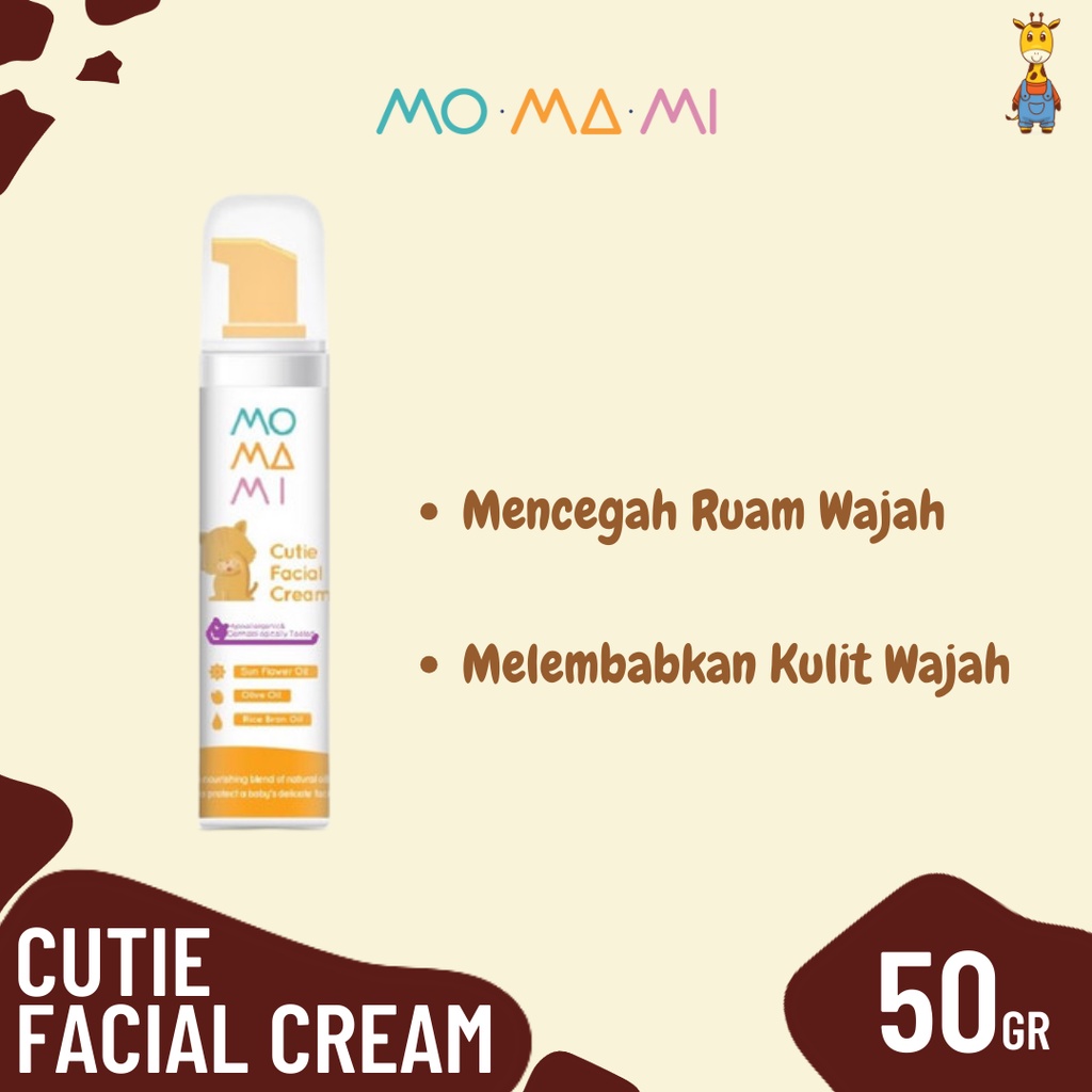Jual Momami Cutie Facial Cream 50gr - Lotion & Cream Bayi | Shopee ...