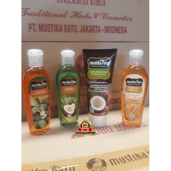 Jual mustika ratu paket perawatan rambut BERKETOMBE ,penyubur rambut ...
