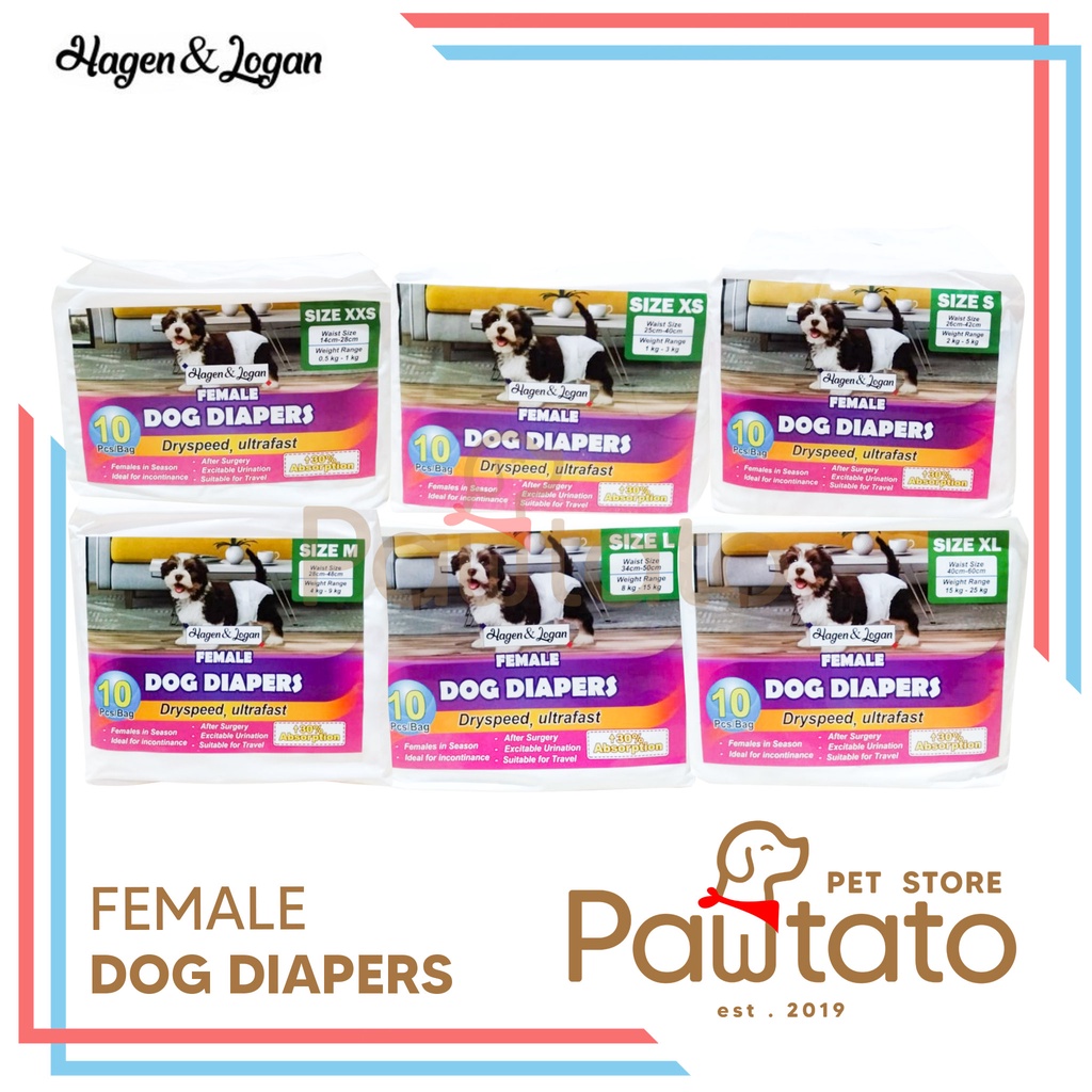 Jual Popok Anjing Betina Hagen Logan Female Diaper Puppy Dog Pipis Loop ...
