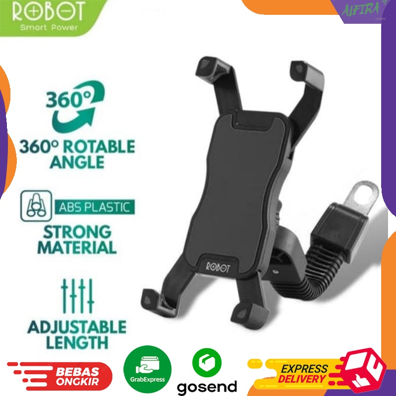 Jual Holder Handphone ROBOT RT-MH02 Phone Holder HP Motor Garansi 1 ...