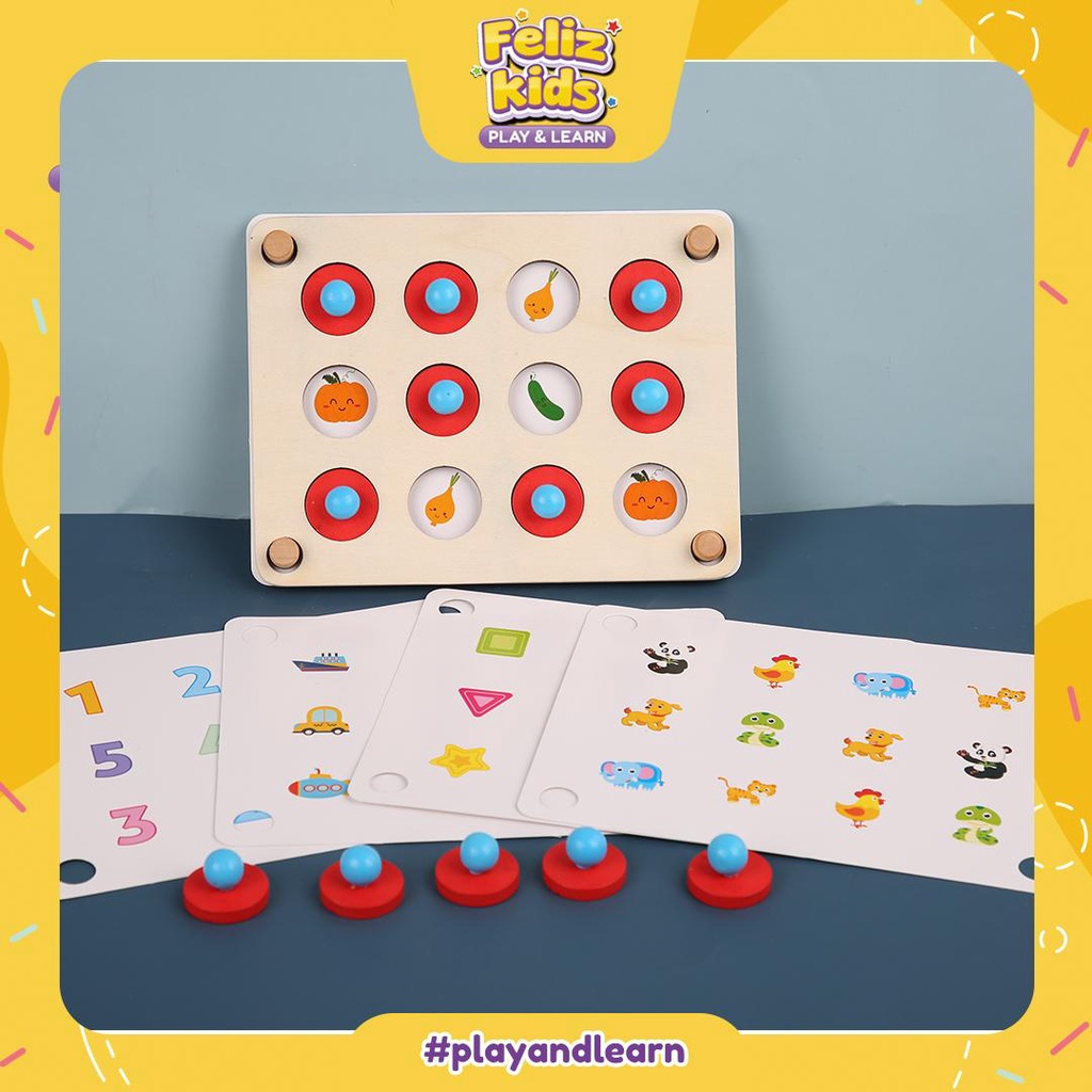 Jual [FELIZKIDS] [FK02] Mainan Anak MEMORY CHESS MATCH Mainan ...