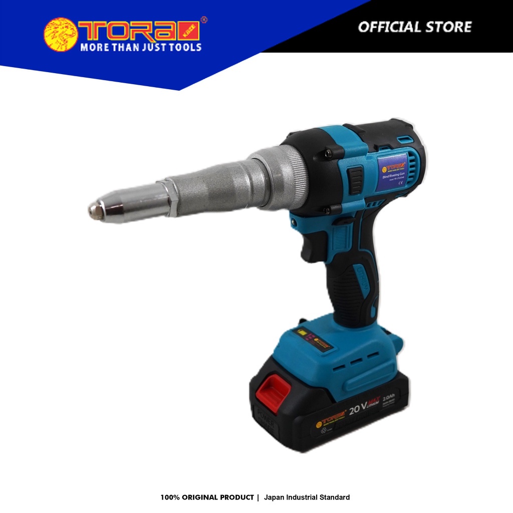 Jual TORA Mesin Paku Rivet Baterai DC 20 V Otomatis - Blind Riveting ...