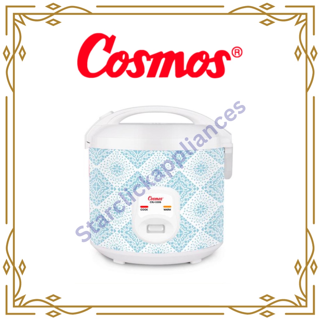 Jual COSMOS Rice Cooker / Magic Com Non Stick CRJ-3305 / CRJ 3305 ...