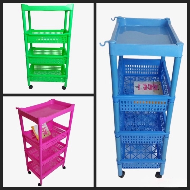 Jual Rak Roda Serbaguna Susun 3 Linea / Multipurpose Rack Multiplast ...