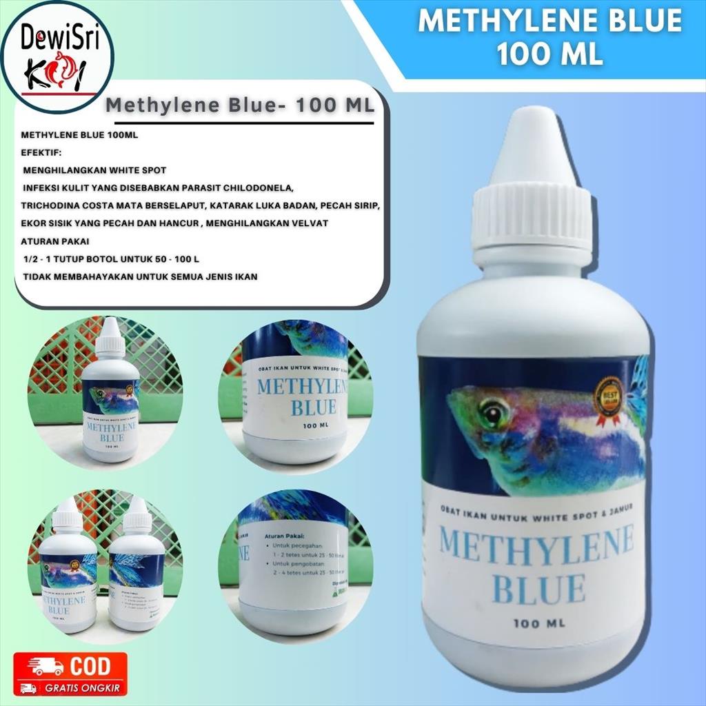 Jual Obat Ikan Methylene Blue Biru Untuk semua Jenis Ikan | Shopee Indonesia
