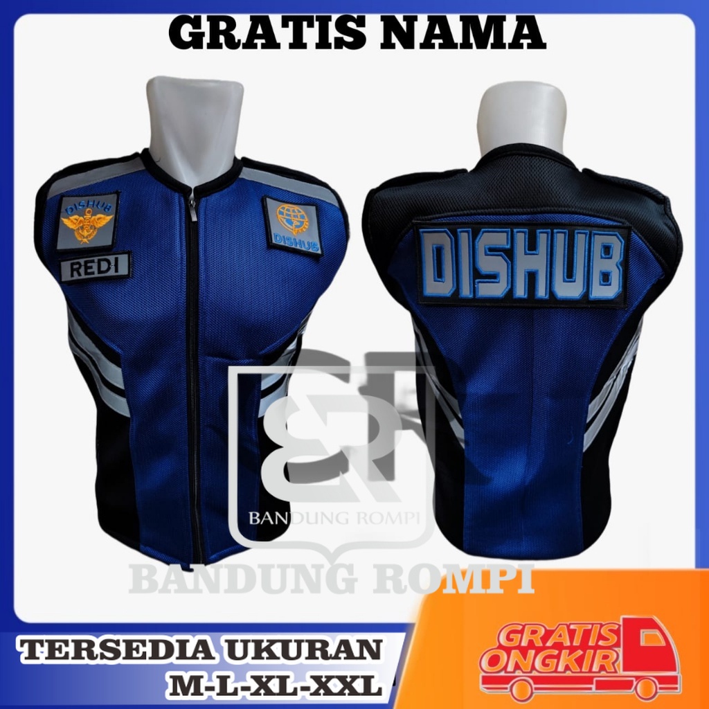 Jual Bandung_Rompi Rompi Dishub DoubleMesh Iga Hitam/Rompi Dishub ...
