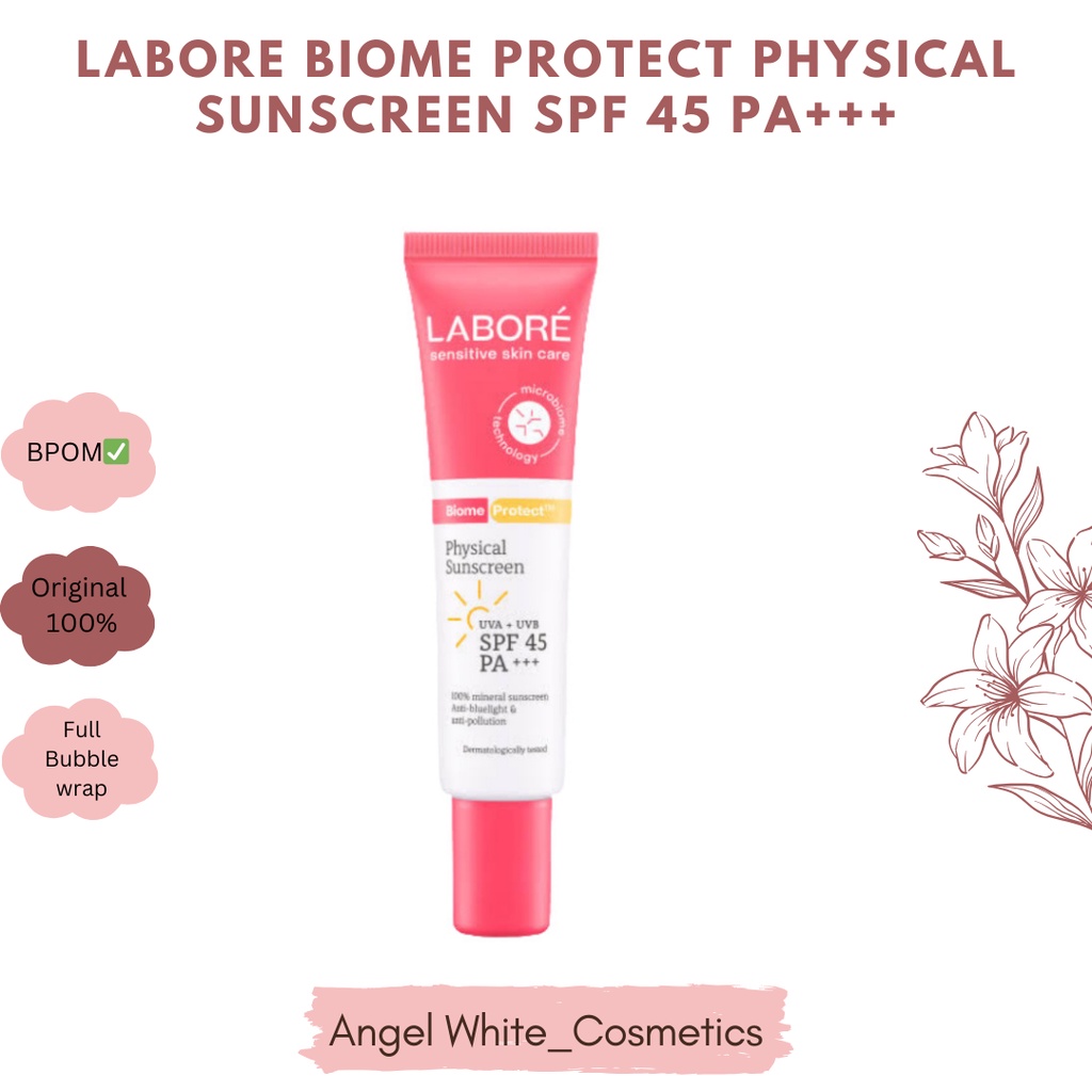 Jual LABORE BIOME PROTECT PHYSICAL SUNSCREEN SPF 45 PA+++ 30ML | Shopee ...