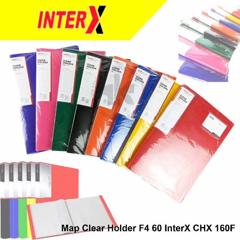 Jual InterX Clear Holder F4 60 Pocket CHX-160F | Shopee Indonesia