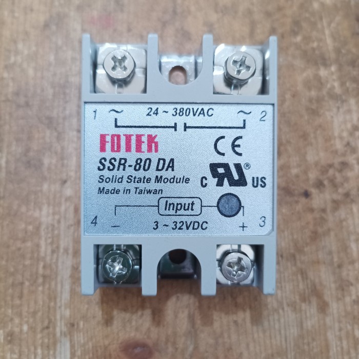 Jual [ WIJAYA OFFICIAL ] FOTEK SSR-80DA 80A Solid state relay SSR DC control AC 3-32VDC/24-380V ...