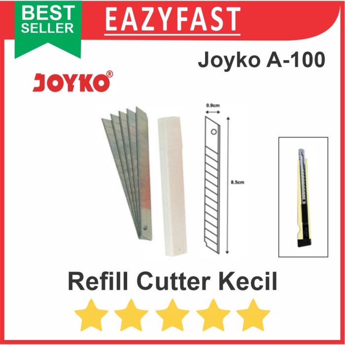 Jual Refill Isi Mata Cutter Joyko Kecil A-300 A-100 Cuter Kater A300 ...