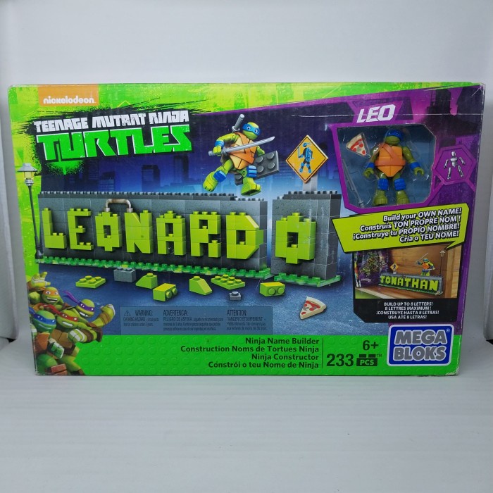 Jual Leonardo TMNT Mega Bloks Bricks | Shopee Indonesia