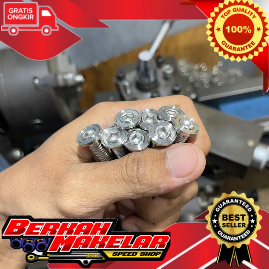 Jual BAUT M6 DRAT 10 BAUT SLIM SPIRAL MODEL BARU BAUT SPIRAL BAUT STAINLEESS PANJANG 2cm sampai ...