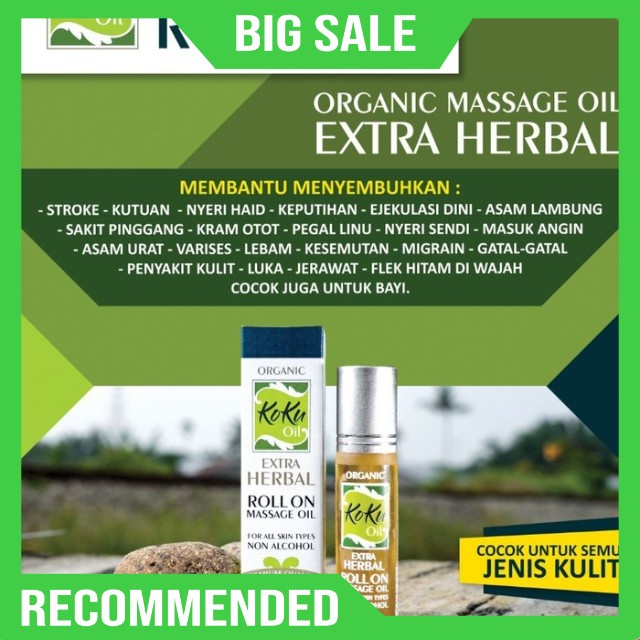 Jual Per Botol KoKu Oil EXTRA HERBAL terbuat dari minyak habbatussada ...