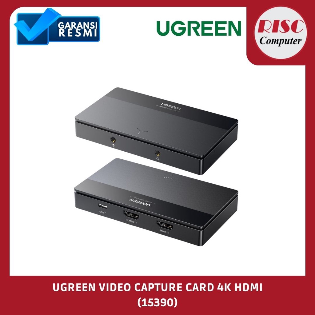 Jual UGREEN Video Capture Card HDMI 4K for Game Video Streaming Record ...