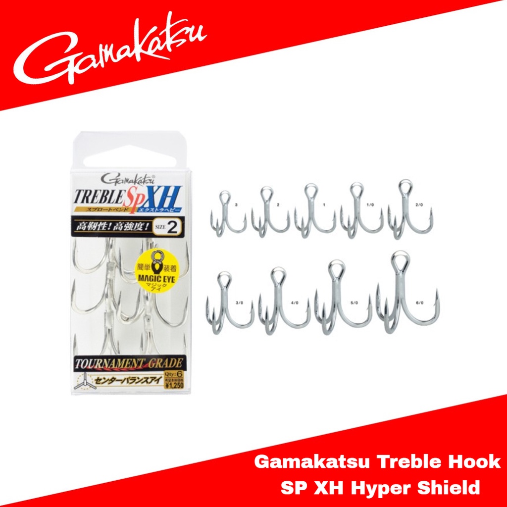 Jual Gamakatsu Treble Hook SP XH Hyper Shield | Shopee Indonesia