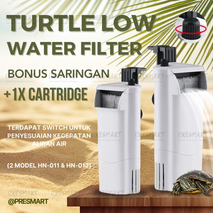 Jual TURTLE LOW WATER FILTER AIR DANGKAL TANK AQUARIUM KANDANG KURA BRAZIL | Shopee Indonesia