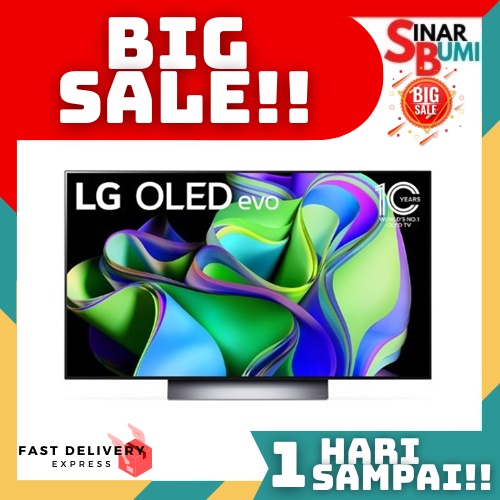 Jual TV LG 42C3 OLED 43 INCH 4K HDR SMART TV DOLBY ATMOS OLED42C3PSA ...
